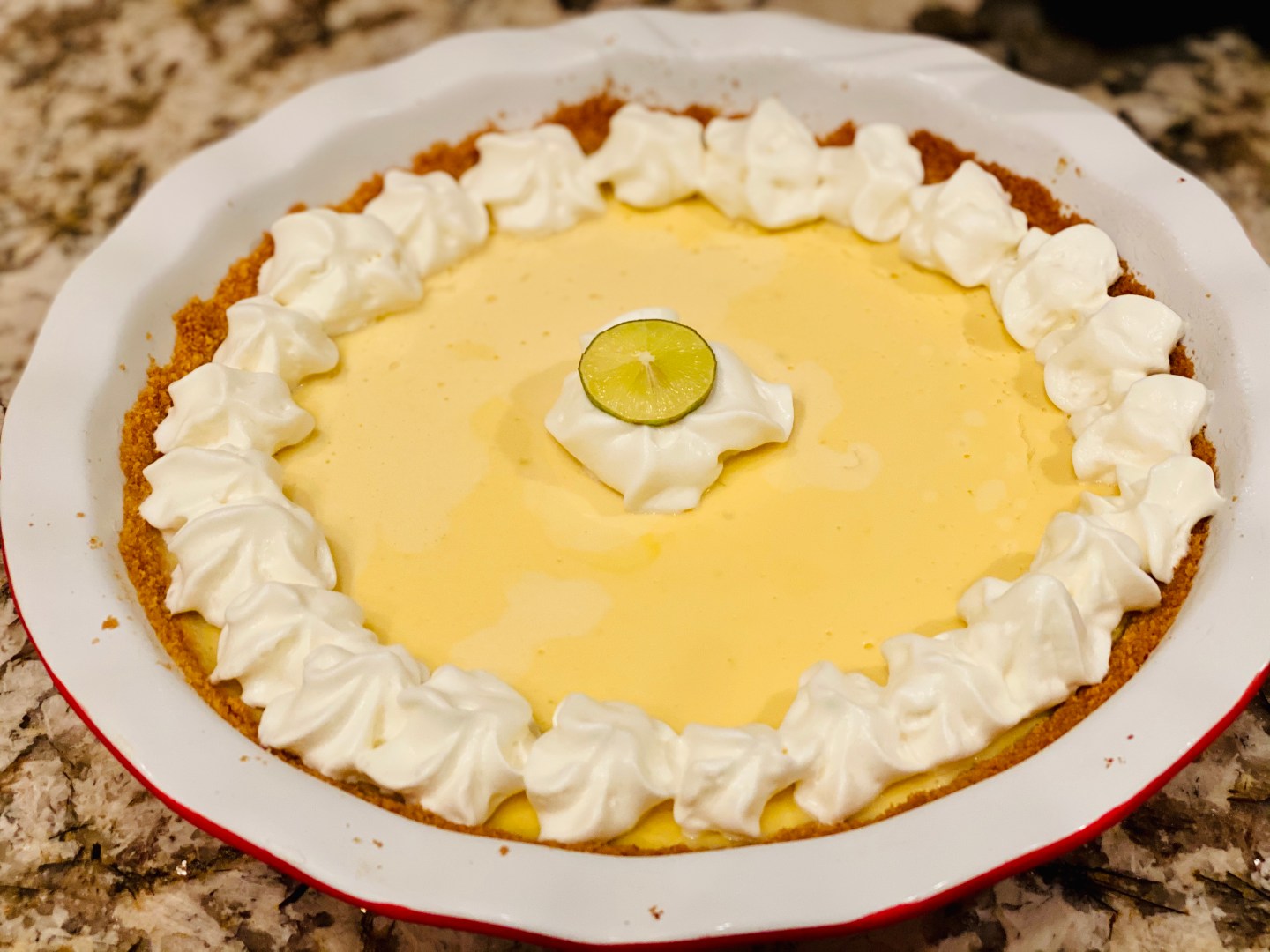 KEY LIME PIE WITH WHIPPED CREAM AND RASPBERRY SAUCE – It’s About the Food!
