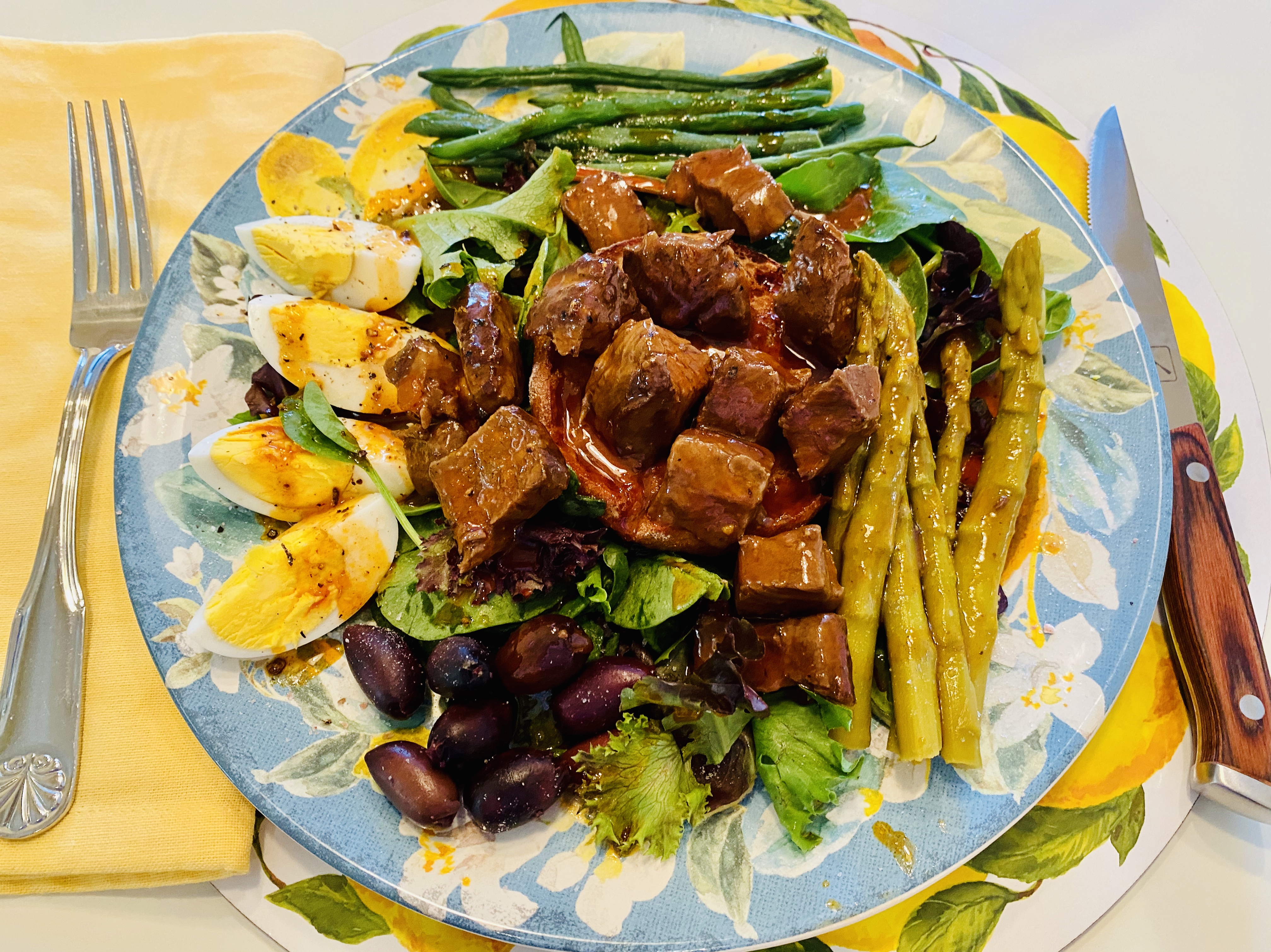 1890 SALAD (AKA. FILET MIGNON SALAD) – It’s About the Food!